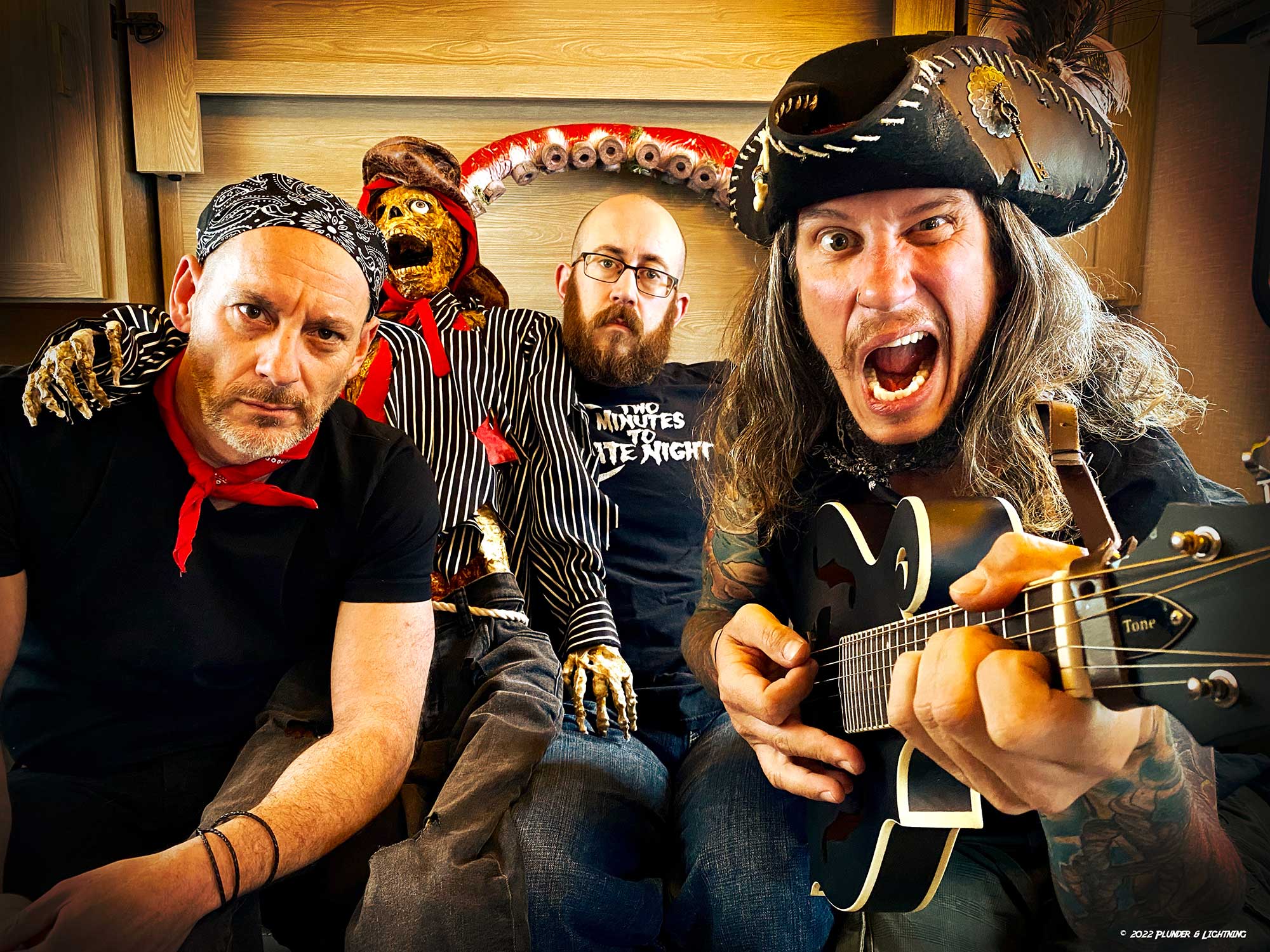 Plunder + Lightning - Pirate rock band